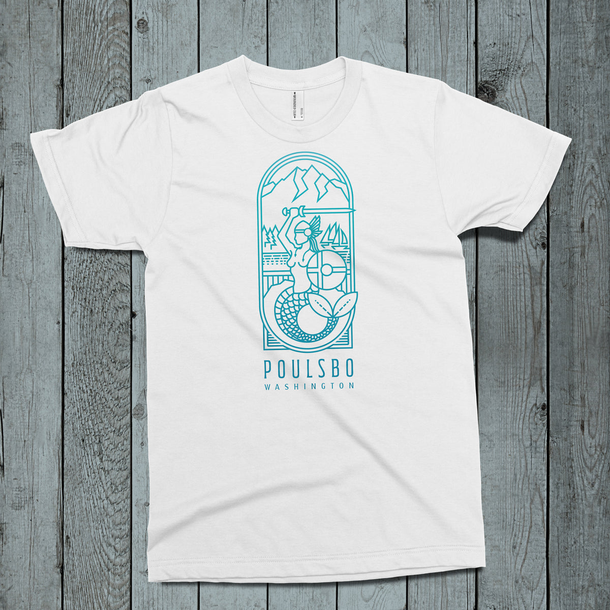 Poulsbo Mermaid T-Shirt – Wounded Elk